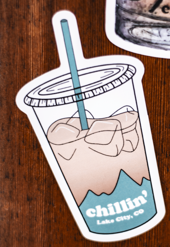 Iced Latte Sticker - Chillin' Inc.